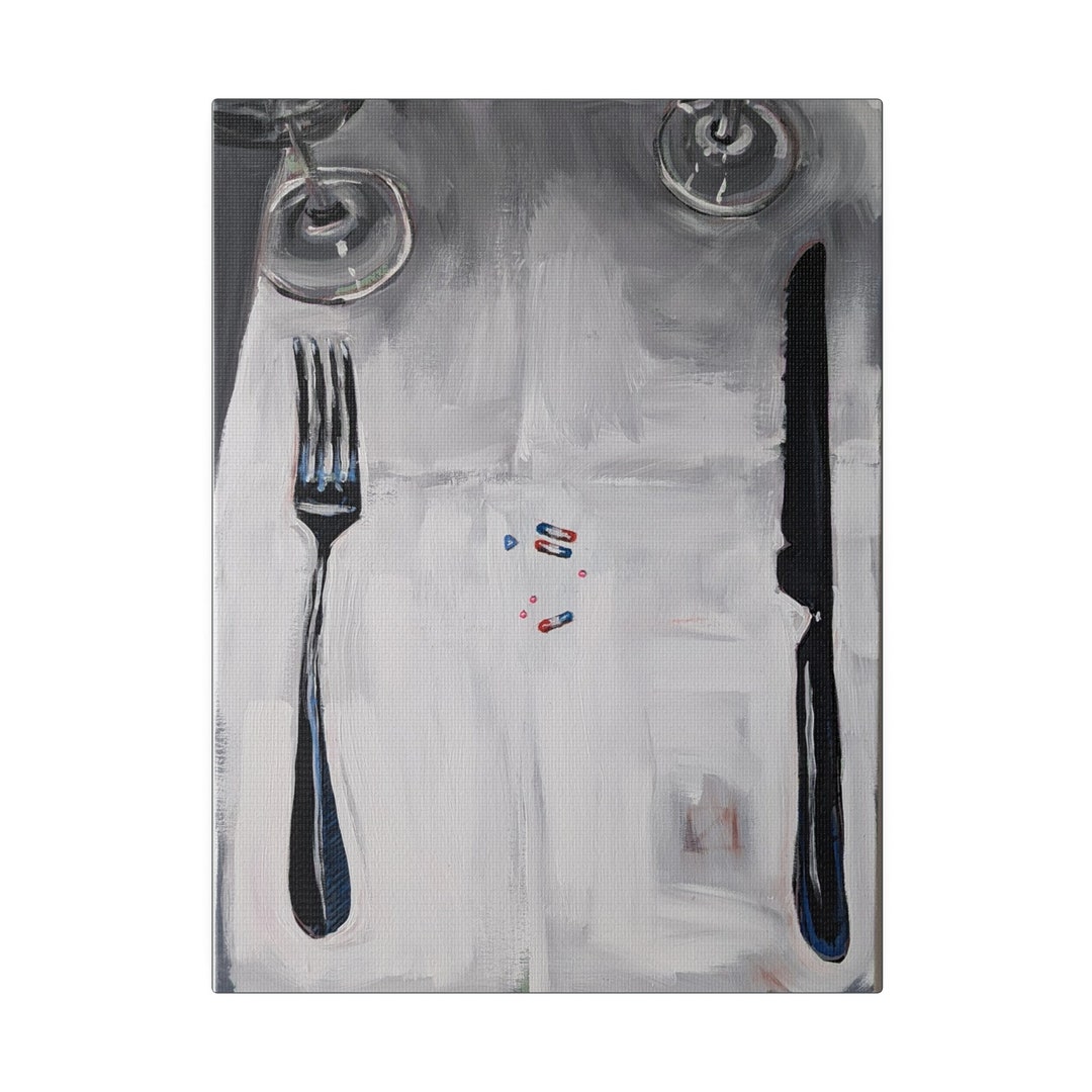 ART PRINT Berlin Dinner Table Underground Meal Tablecloth Restaurant ...