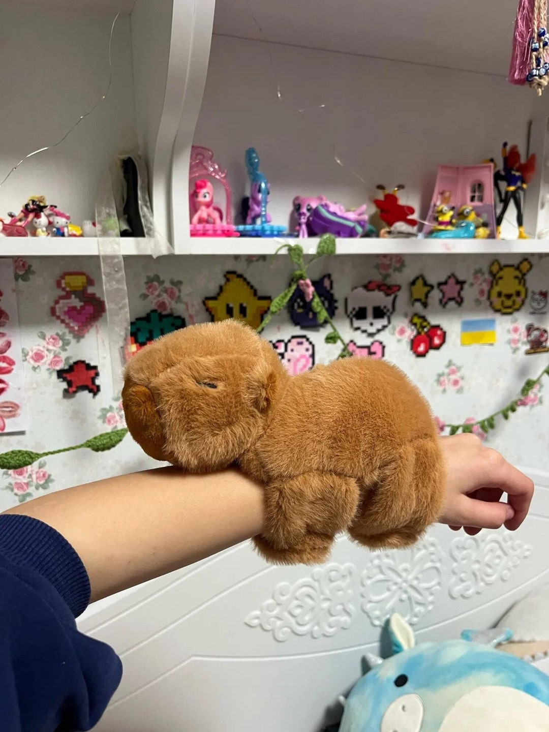 Capybara Clap Circle Toys Slap Snap Wrap Wristband Bracelet Capybara ...