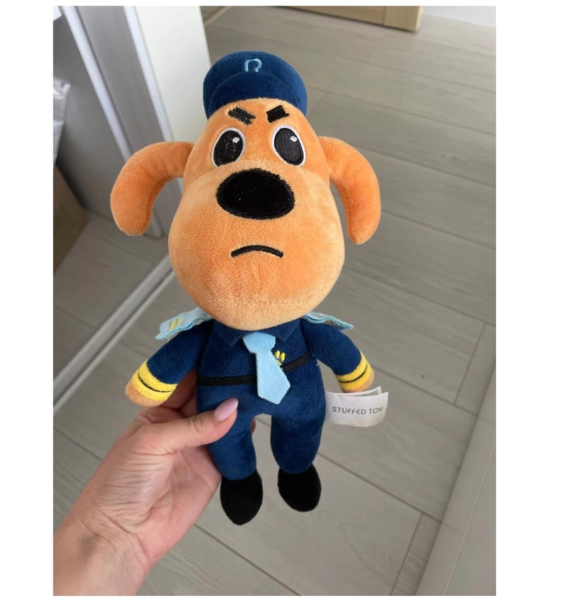 Sheriff Labrador Dog Plush Toy Doll Anime Security Sergeant Labrador ...