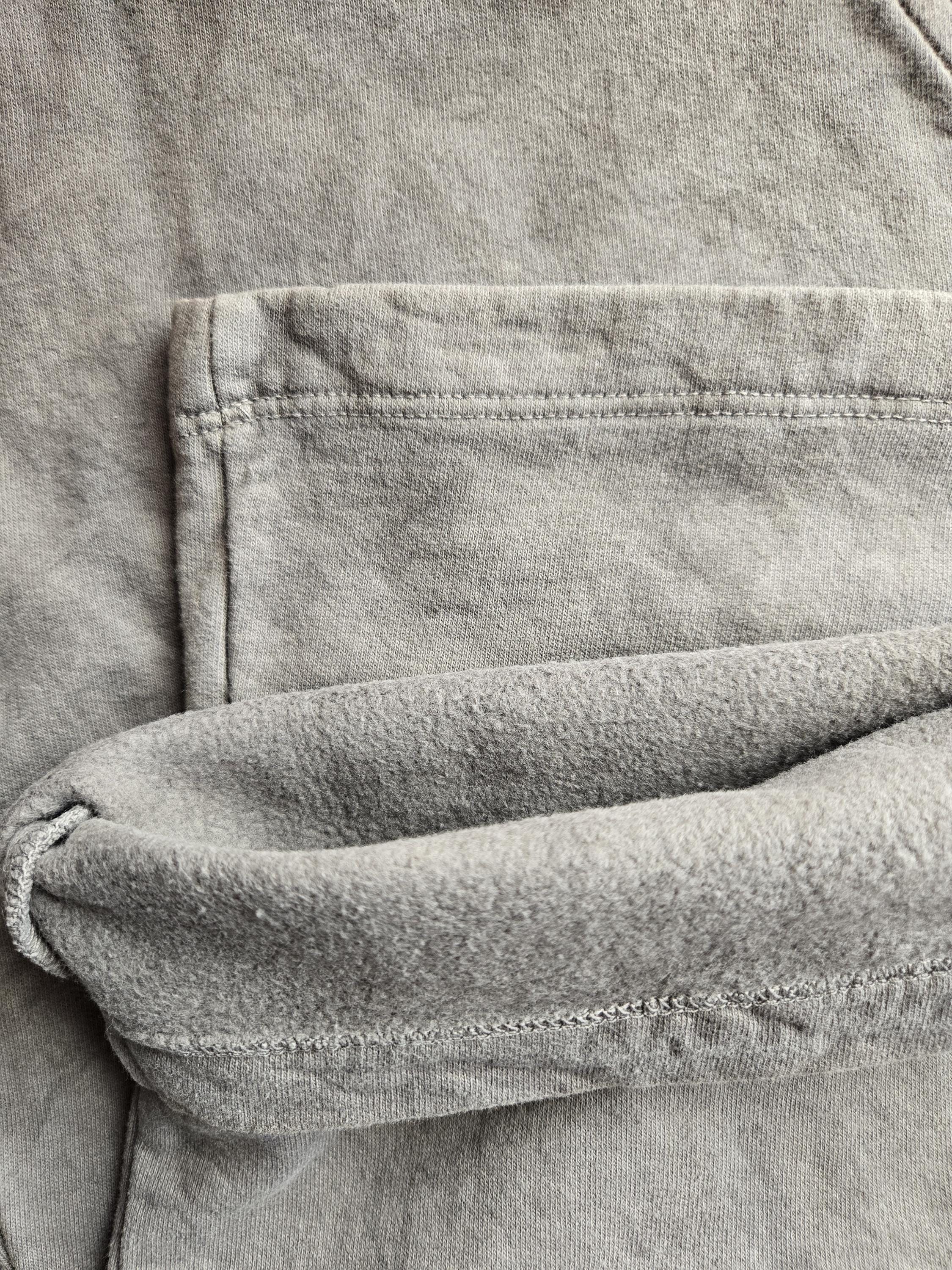 Organic Cotton Gray Veggie Dye Elastic Waistband Pockets Ankle Pants ...