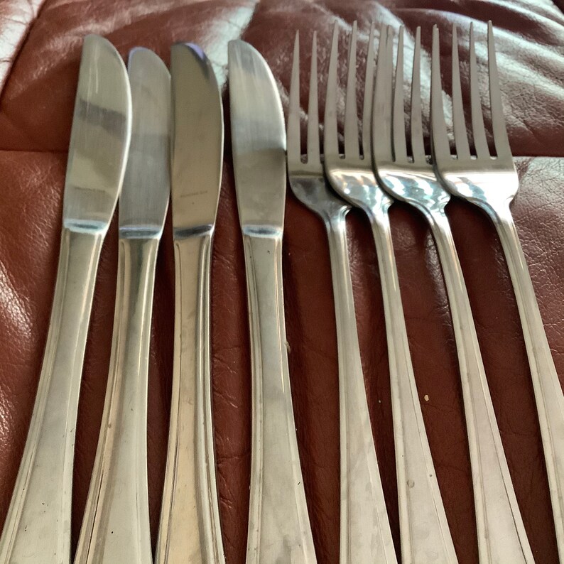 Farberware Stainless Steel Flatware | Great Condition | 8 Pieces - Etsy