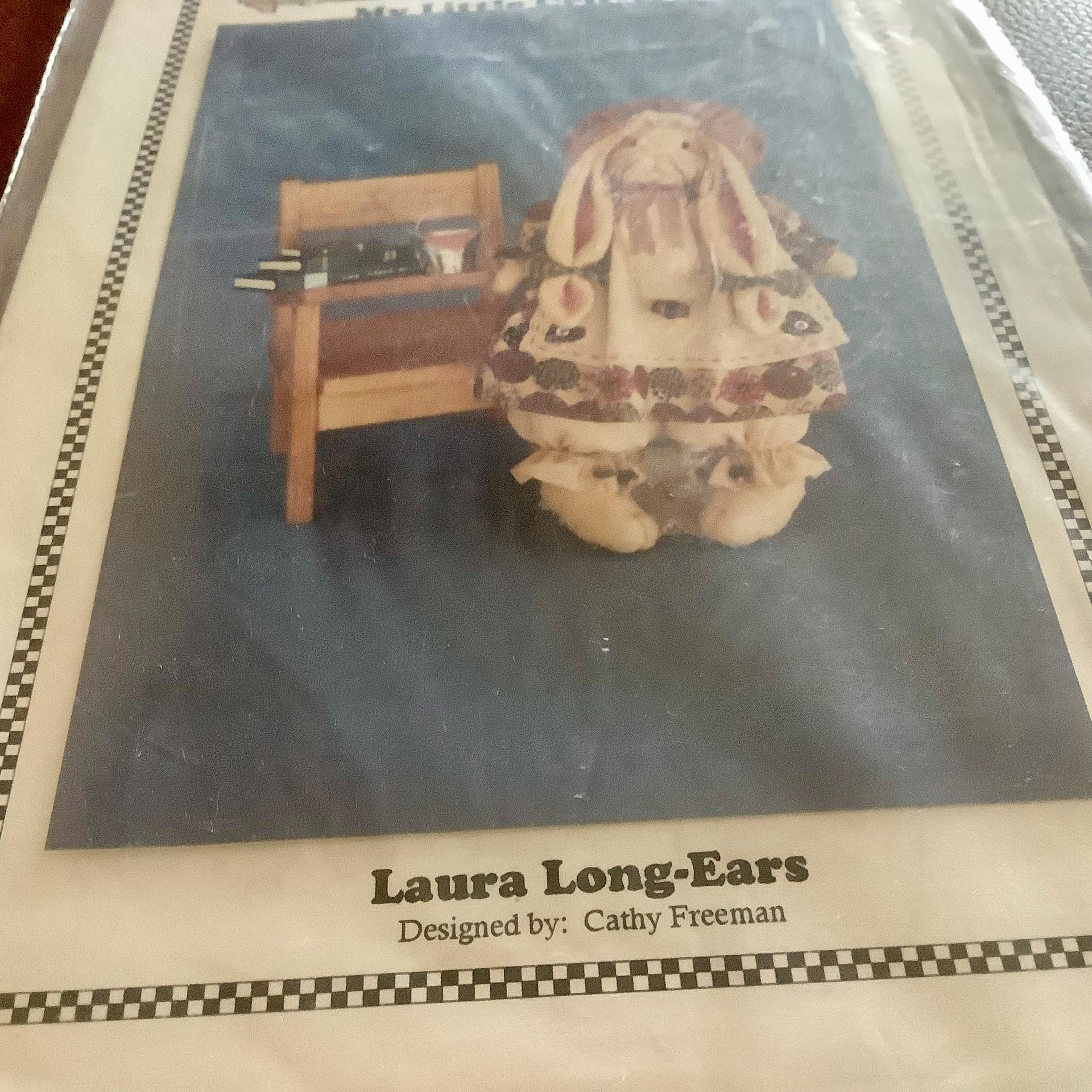 Laura Long Ears 20 Tall Rabbit Doll Pattern by My Little Critters, Cut ...