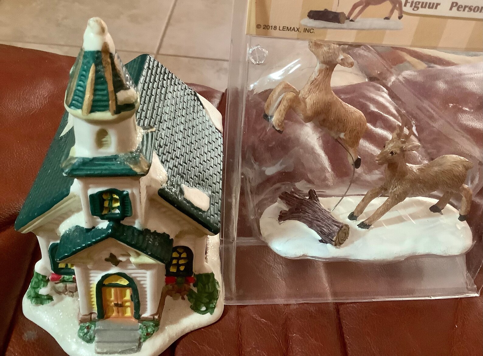 Cobblestone Corners Christmas Village Porcelain Handpainted - Etsy