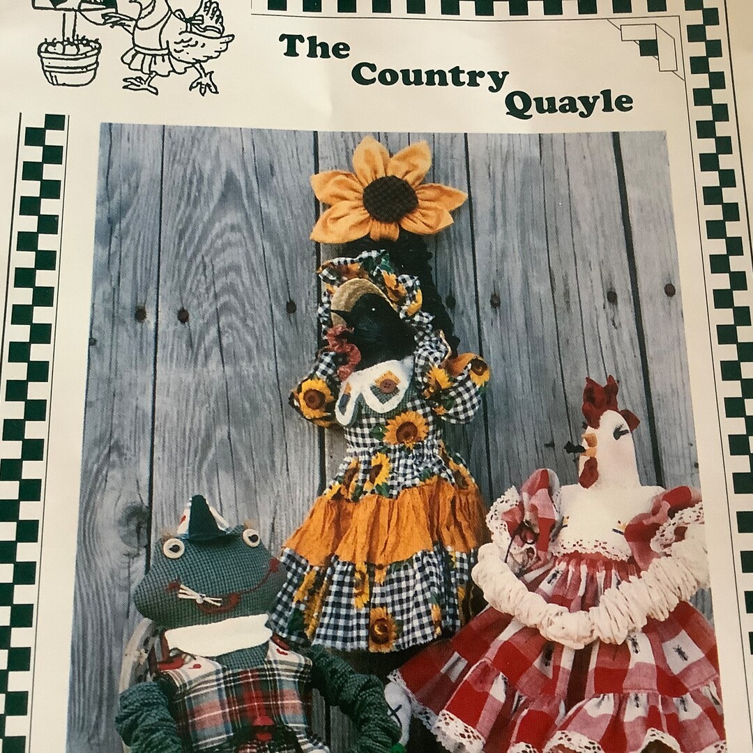 Bungee Bell Bug Busters 18” Dolls Pattern | Chicken Crow and Frog ...