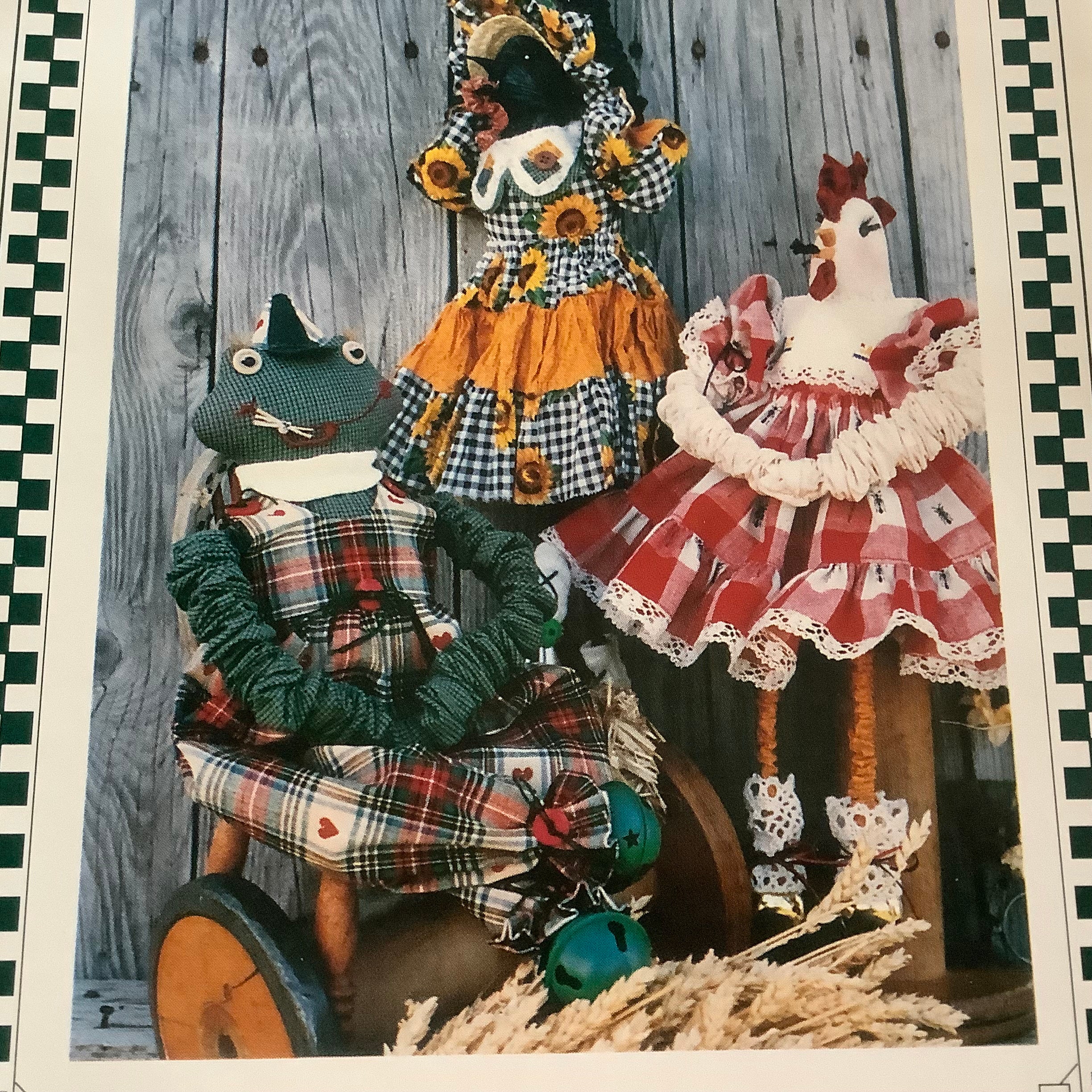 Bungee Bell Bug Busters 18” Dolls Pattern | Chicken Crow and Frog ...