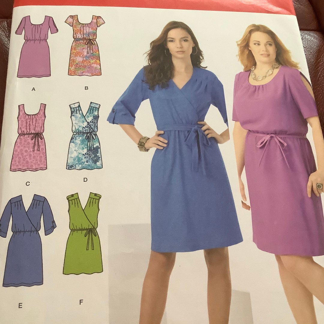 Simplicity 1796 Dress Pattern With Sleeve Options Size - Etsy