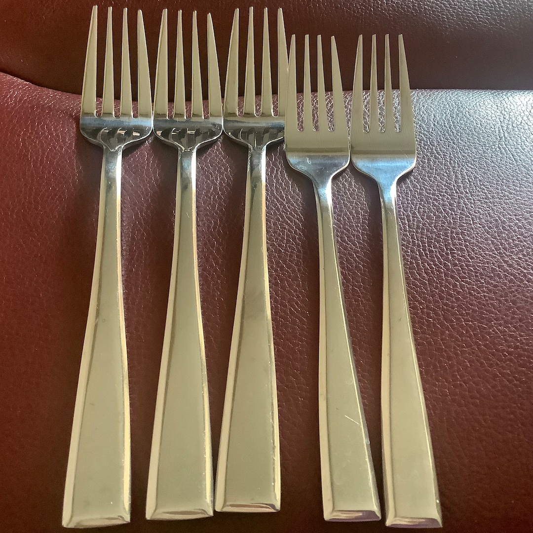 Cambridge Stainless Flatware Forks | 5 Pieces | Great Condition | as ...