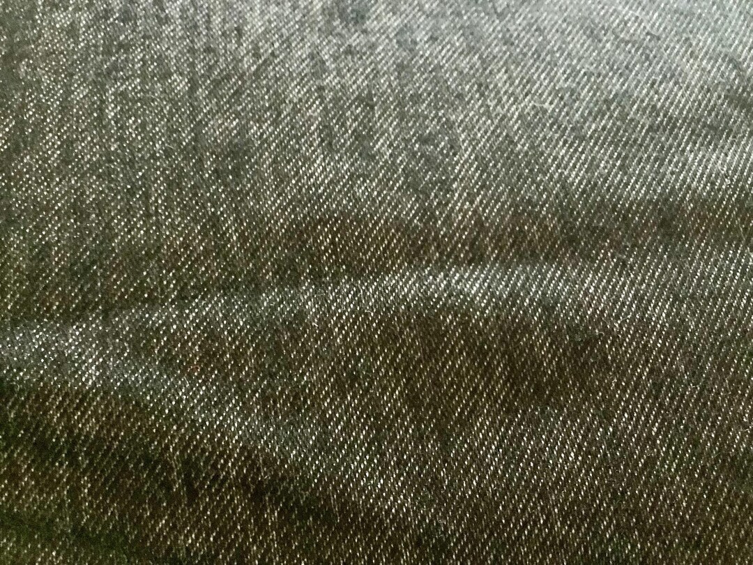Black Denim Knit 4 Way Stretch Fabric | 1 Yard by 62” Wide | Drapes ...