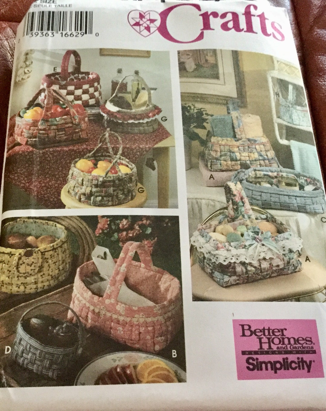 Simplicity 9420 | Craft Pattern | Baskets | Design Your Own Woven ...
