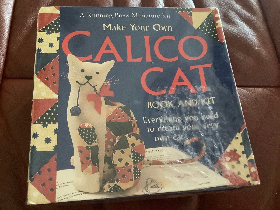 Calico Cat Book & Kit to Make Your Own Stuffed Cat | All Supplies ...