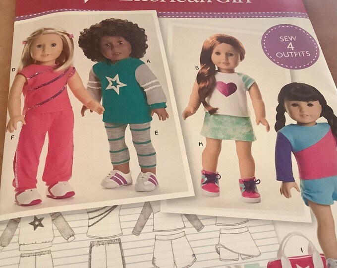 Simplicity 8042 Craft Pattern - Uncut | Knit Doll Clothes for 18” Dolls ...