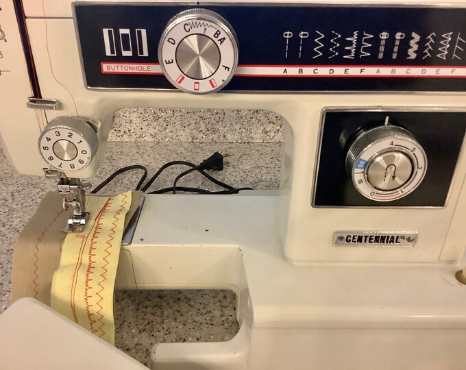 Tacony Centennial Sewing Metal Machine Model FA 693 Used | Sews Great ...