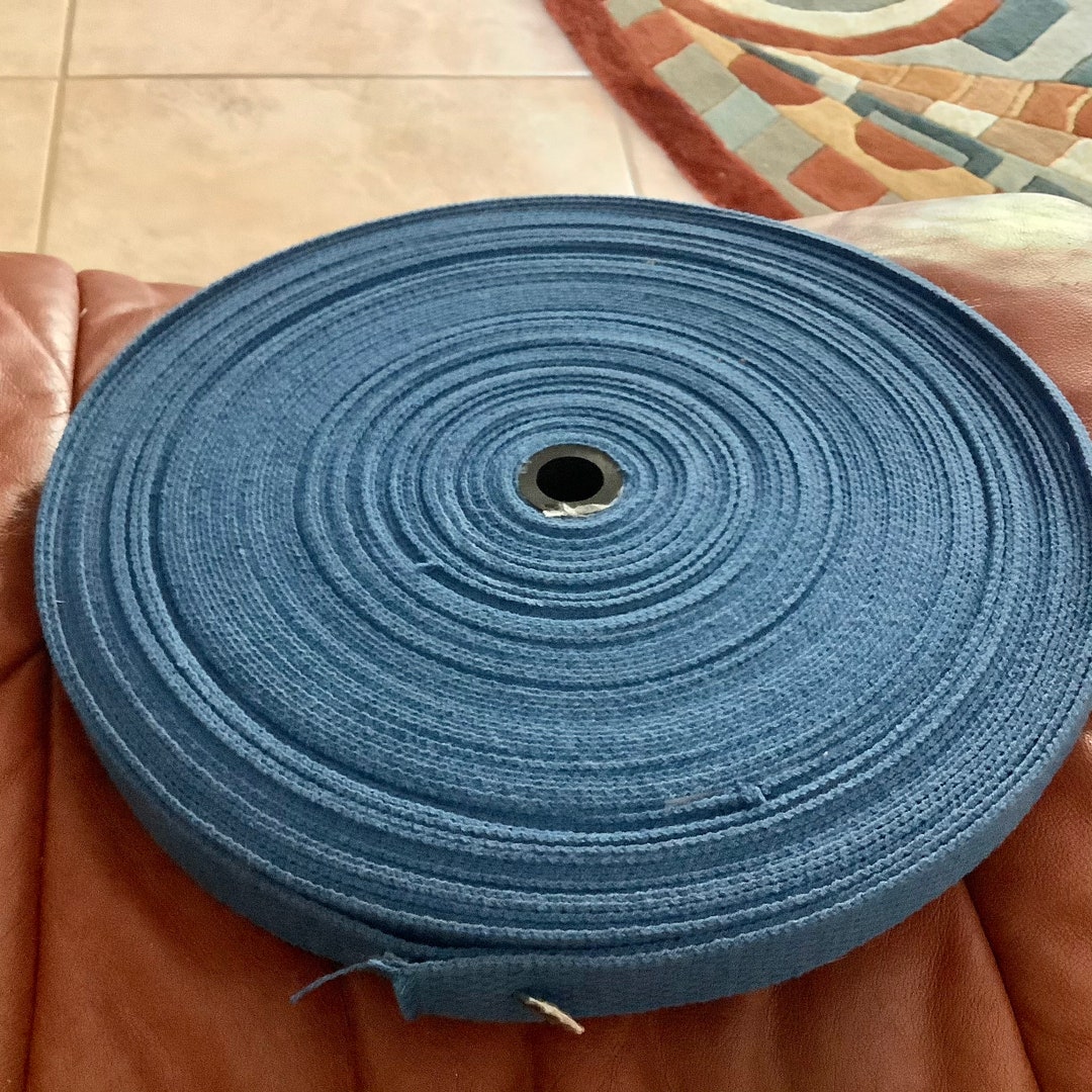Blue Spool of 1” Webbing for Belts or Purse Handles | Cotton | Good ...