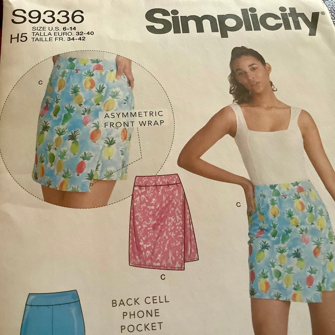 Simplicity 9336 | Misses Knit Skort, Skirt, Shorts Pattern | Size 6-14 ...