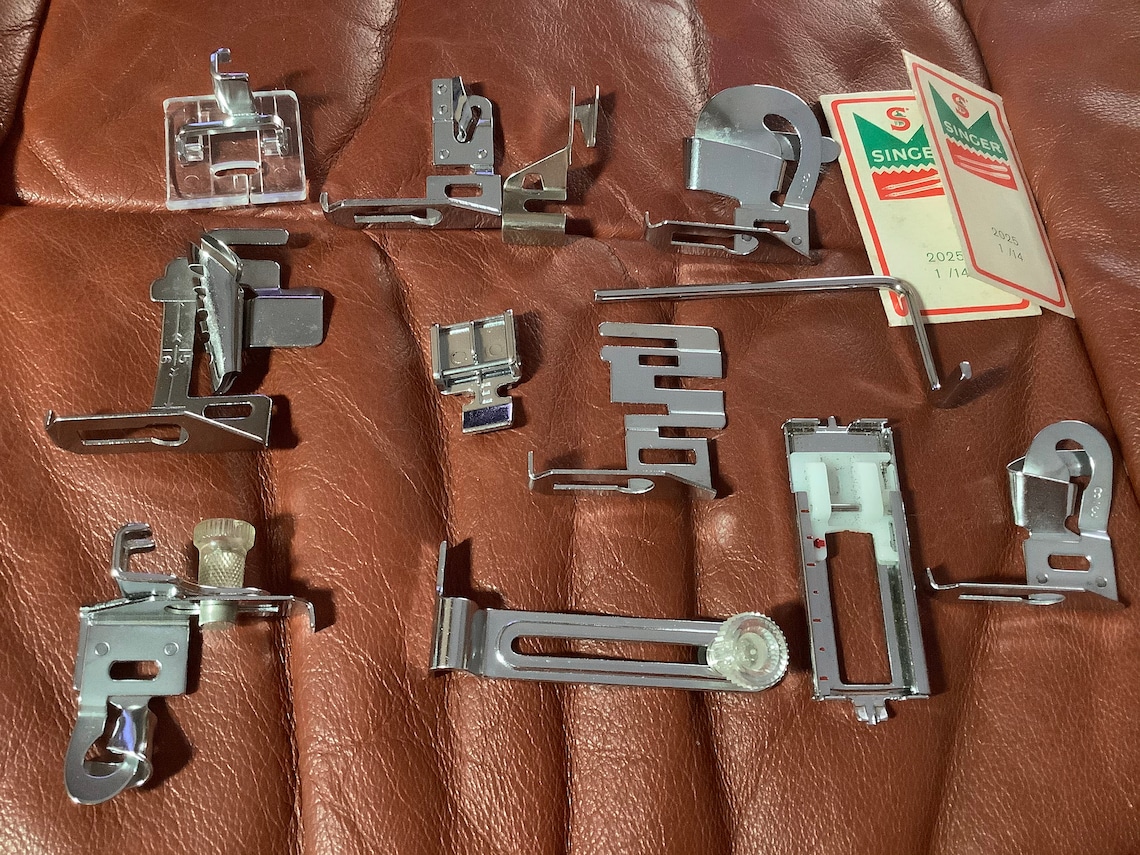 Vintage Singer Sewing Machine Attachments and Feet 14 Pieces | Etsy