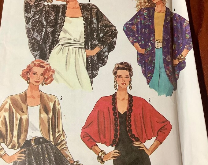 Simplicity 7023 Loose Fitting Jacket in 2 Lengths Pattern Size P to XL ...