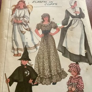 Simplicity 7650, Petite Costume Pattern | Size 6-8 | Angel Witch Milk ...