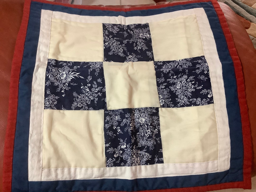 Vintage Pieced Quilted Doily Centerpiece | 16” Square | Quilt ...