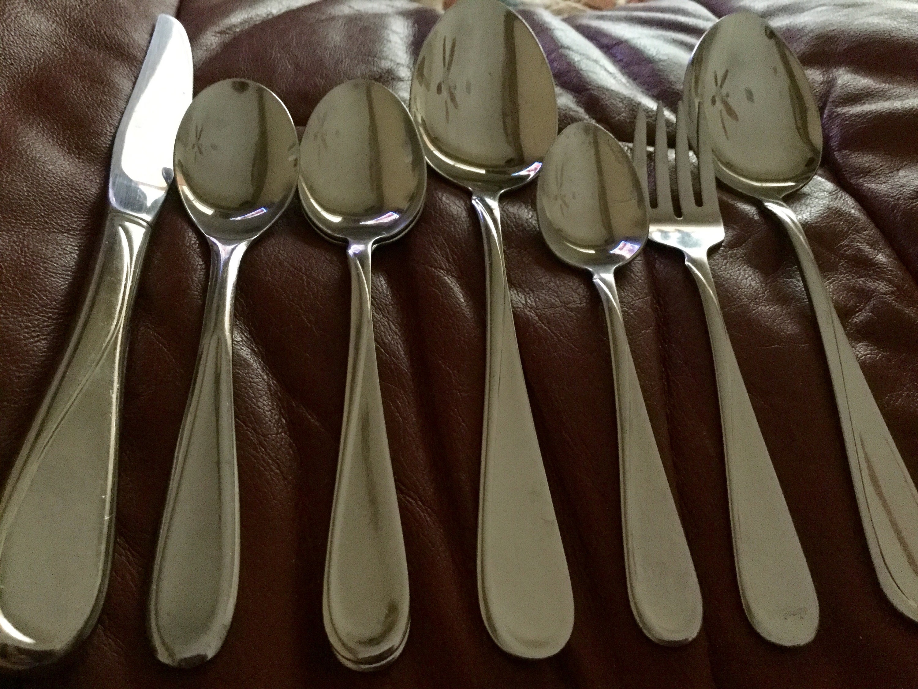 Vintage Oneida Stainless Steel Flatware 8 Pieces Excellent - Etsy