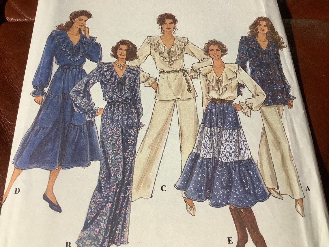 Simplicity 8739 | Blouse & Pull-on Skirt and Pants Pattern | Size L to ...