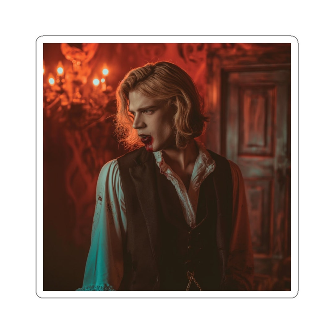 Vampire Sticker, Halloween Decoration, Gothic Sticker, Lestat Fan Gift ...