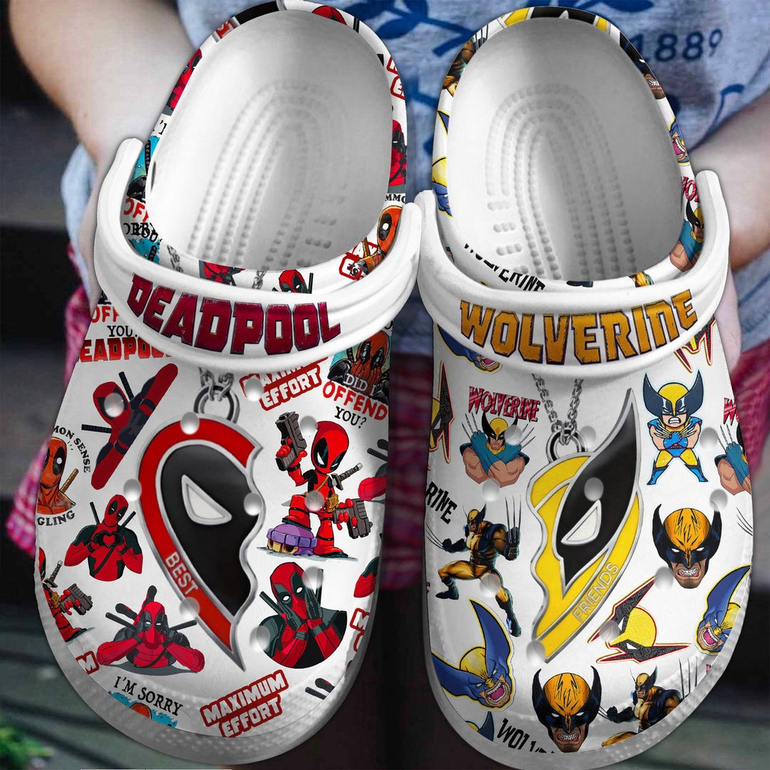 Deadpool Shoes, Deadpool Sandals, Deadpool Men Shoes, Deadpool Fan Gift, Deadpool Shoes Sandals ...