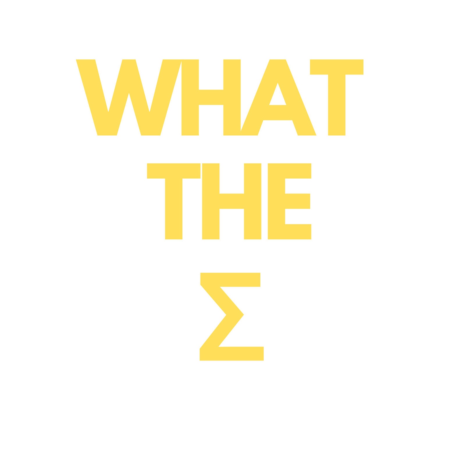 What the Sigma Image - Etsy
