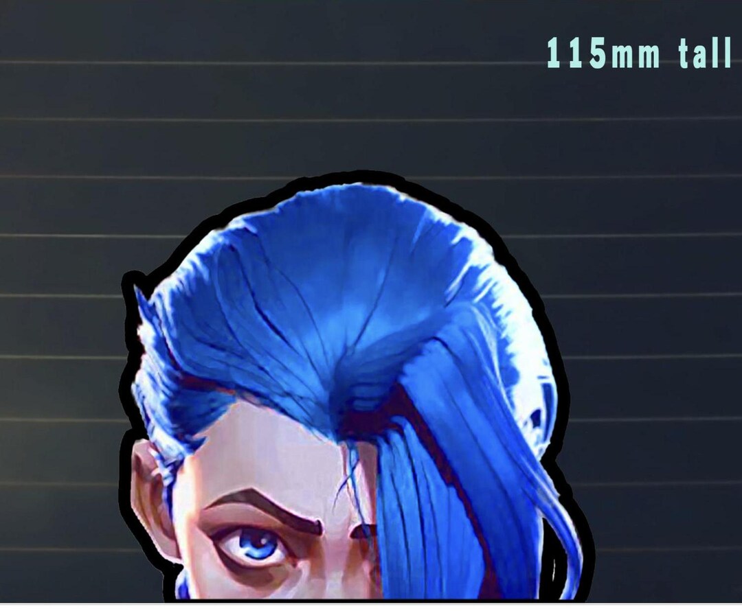 Jinx Style PEEKING Peeping Sticker - Etsy