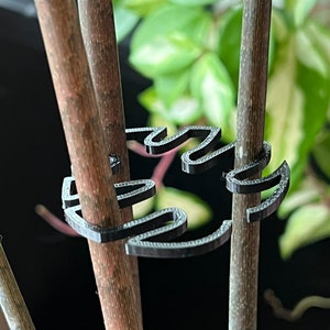 Pack of 6 Monstera Leaf Plant Fastener Support | Multiple Sizes | Plant ...