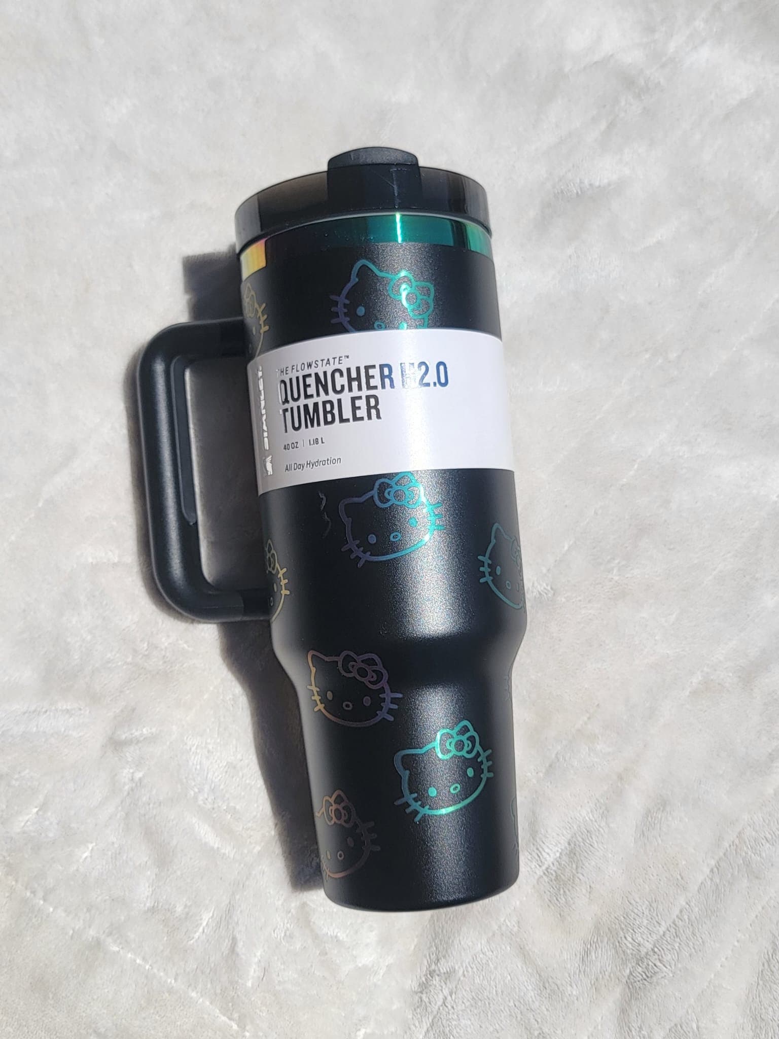 Hello Kitty Stanley Holographic Special Edition matte Black - Etsy