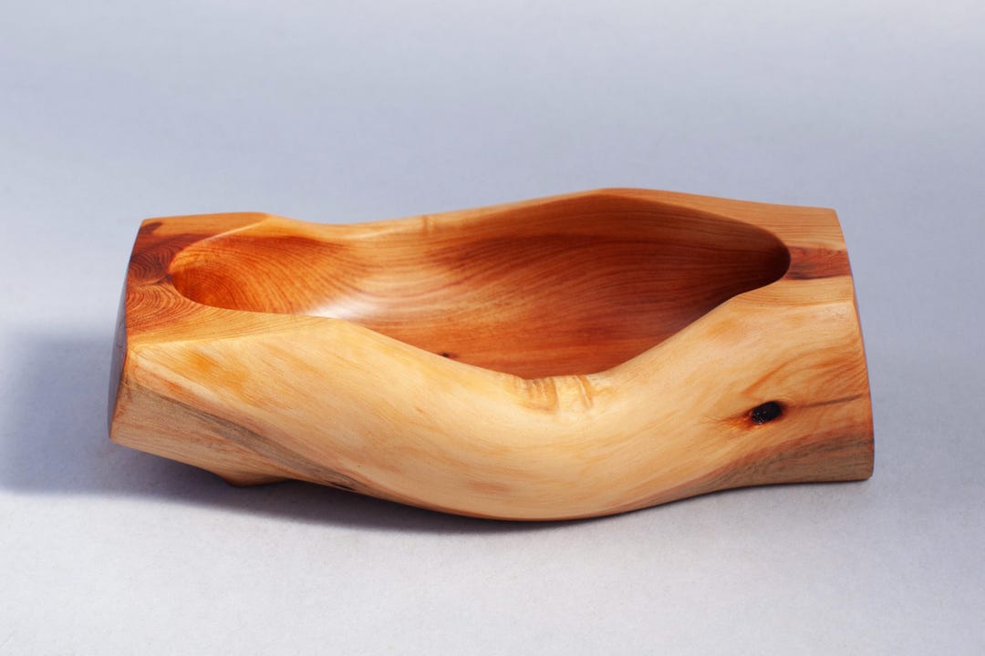 Unique Handmade Sculptural Juniper Bowl "chaotic Eye" - Etsy