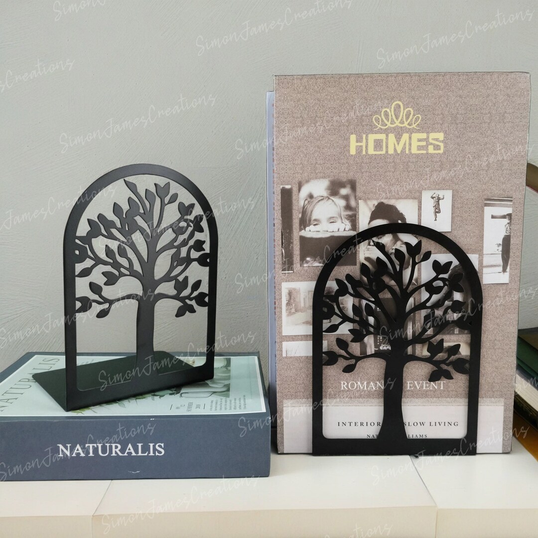 Tree of Life Bookends, Metal Tree Bookends, Decorative Bookends ...