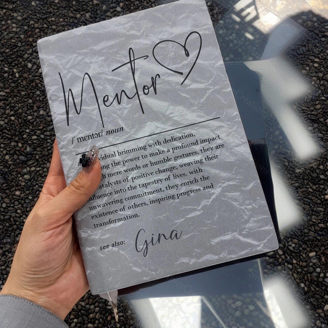 Mentor Journal With Name, Personalized Notebook, Mentor Gift, Mentor ...