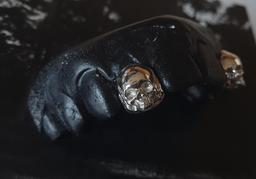 SKULL Custom Grillz Dental Caps Worldwide Delivery - Etsy
