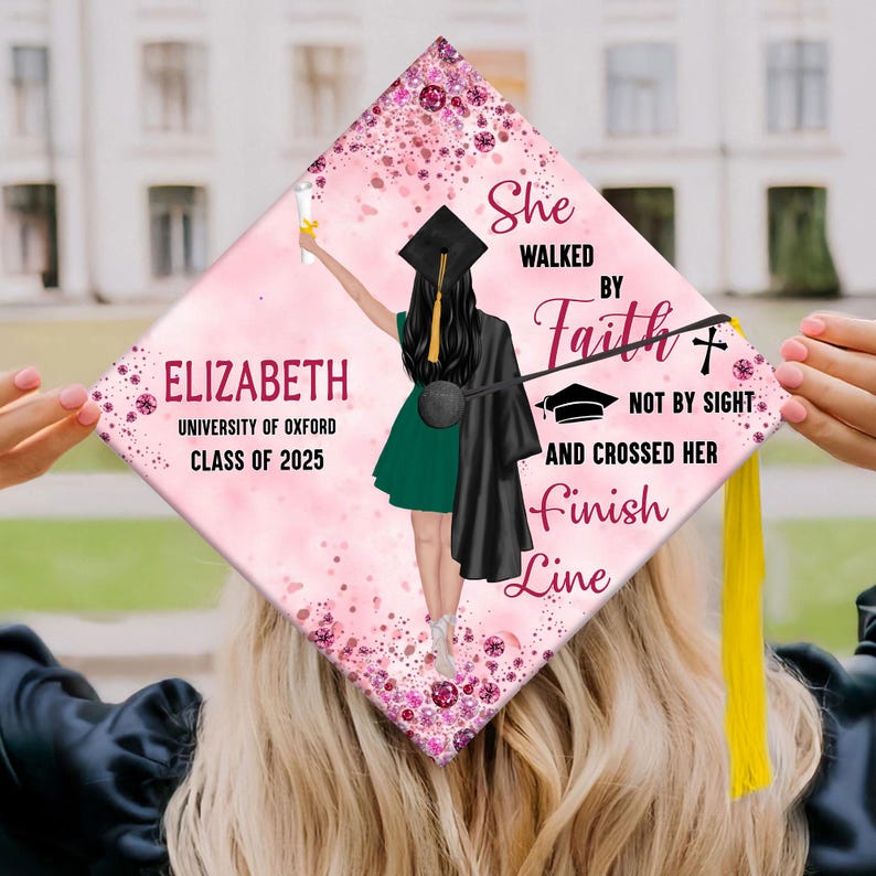 Personalized Graduation Cap Topper Class 2025, Graduation Decoration ...