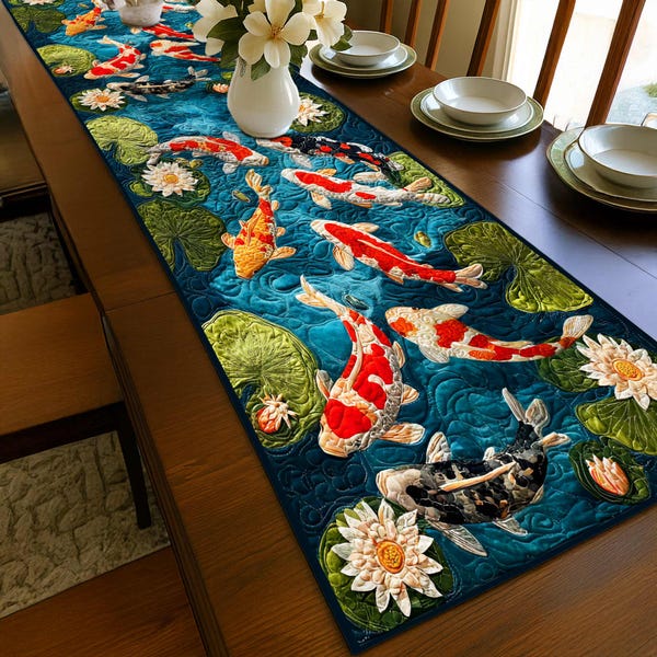 Japanese Table Runner - Etsy