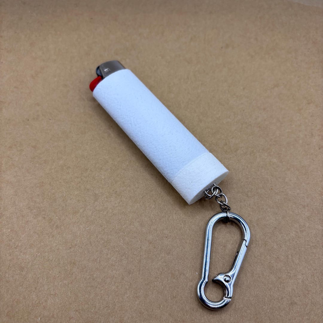 BIC Lighter Case With Magnet & Key Ring – 3D Printed Case – Lighter Not ...