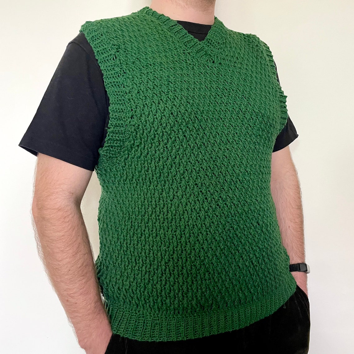 CROCHET PATTERN UNISEX Vest Beginner Friendly - Etsy