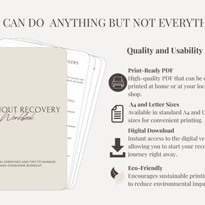 Ultimate Burnout Recovery Planner & Workbook: Structured Guide for ...