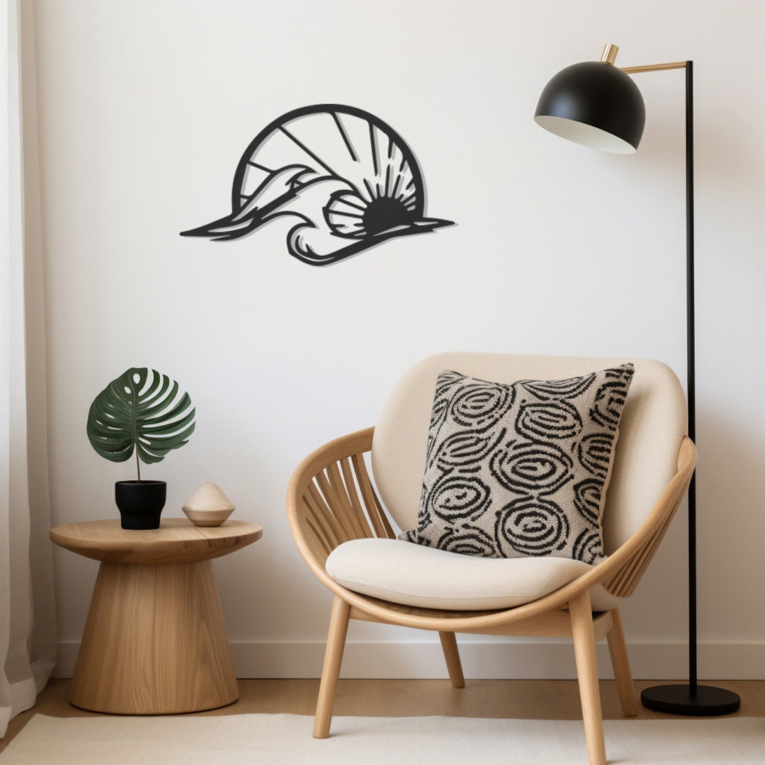 Snails Door Corner Metal Wall Art, Snail Animal Custom Home Decor ...