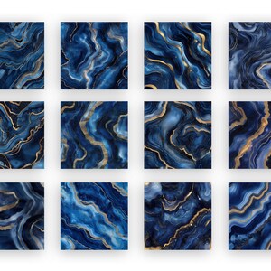 Navy Glitter Digital Paper | Navy Glitter Digital Paper Pack | Seamless ...