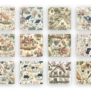 English Cottage Digital Paper | Junk Journaling | Scrapbooking Paper ...