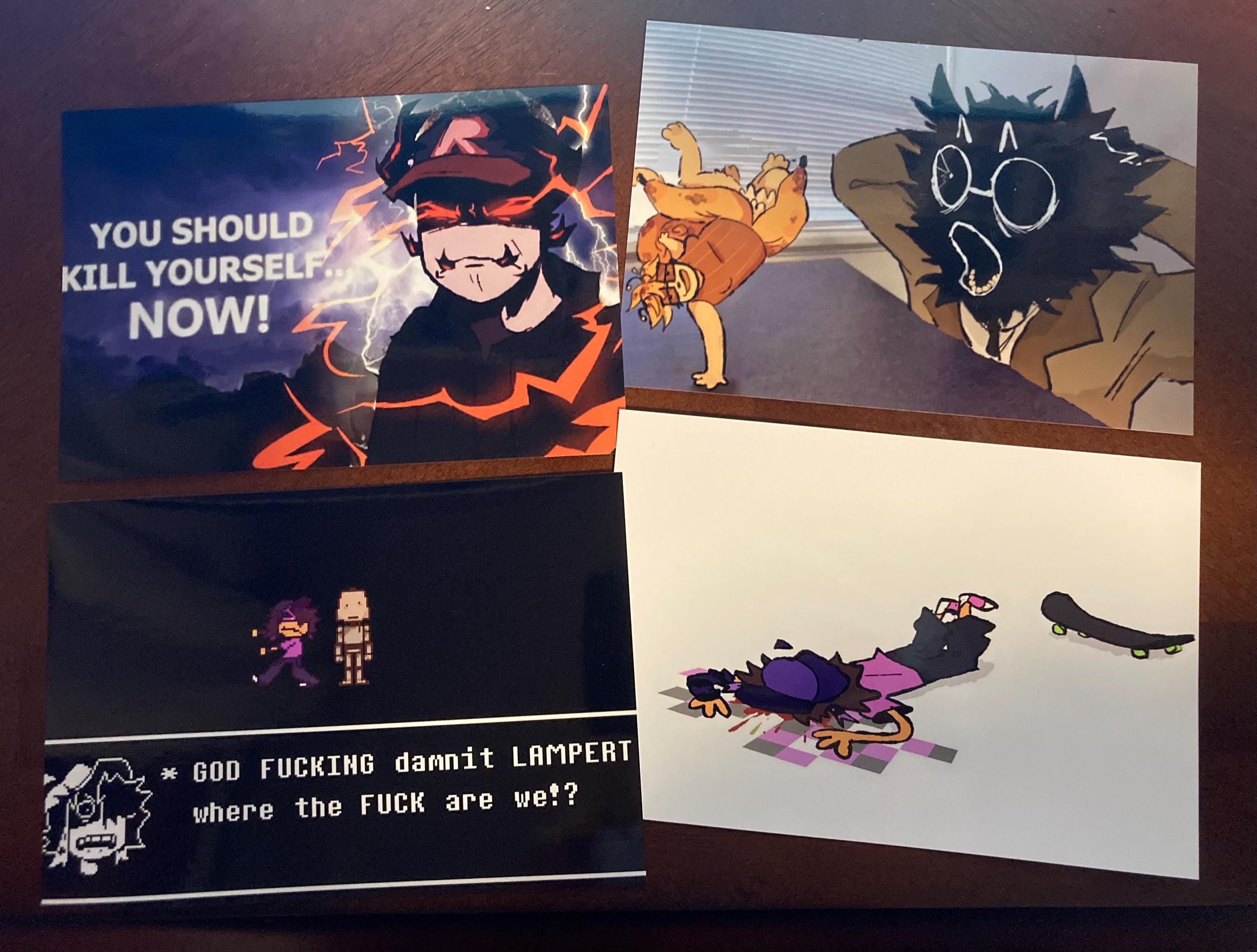 Regretevator Character Prints - Multiple Options! - Etsy