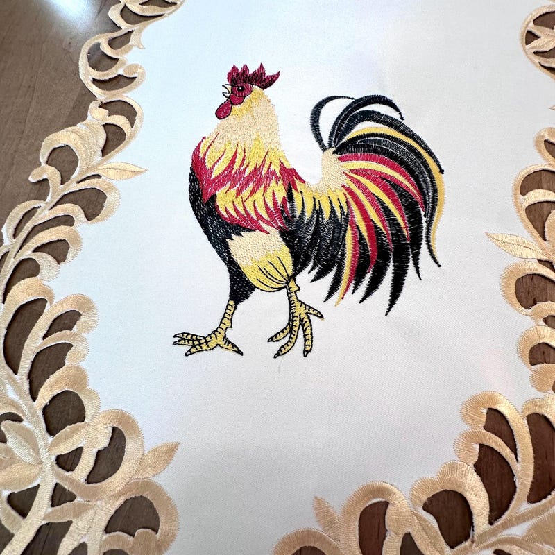Rooster Table Cloth - Etsy