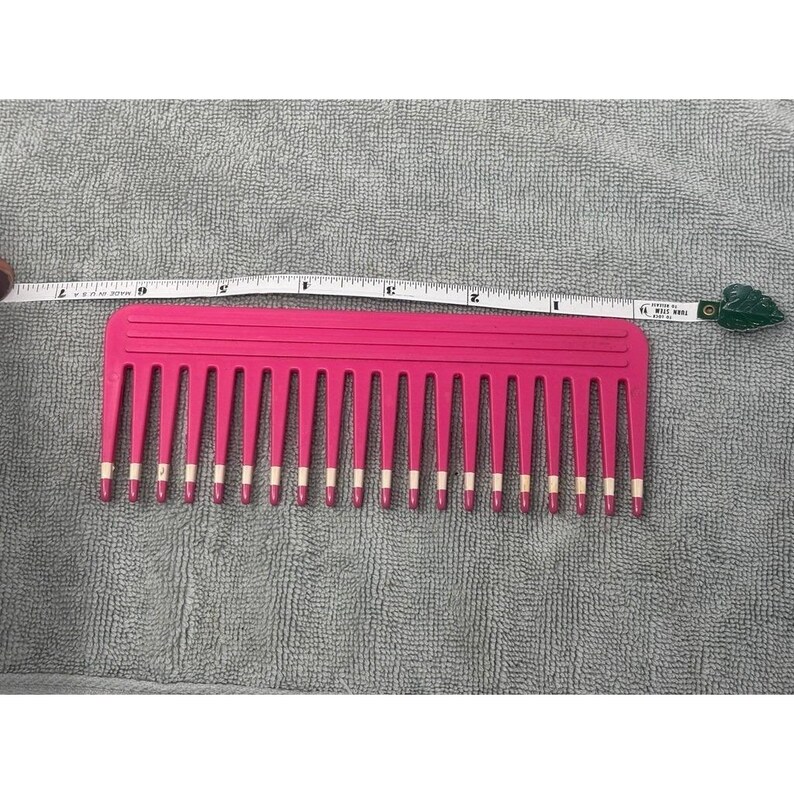 Vintage 80'S/90'S MEBCO Pink Twice Color Dipped Wide Toothed Detangling ...