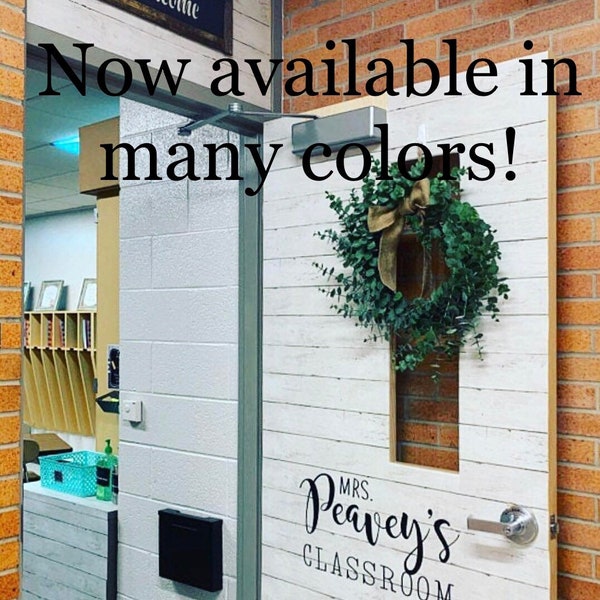Classroom Door Decal - Etsy