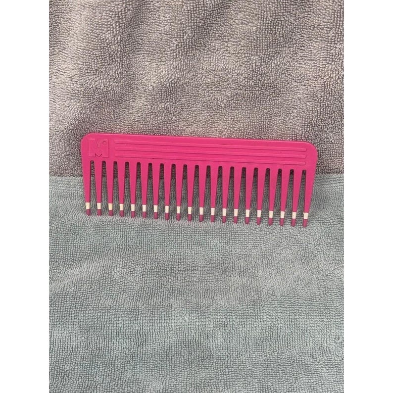 Vintage 80'S/90'S MEBCO Pink Twice Color Dipped Wide Toothed Detangling ...