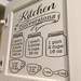 Kitchen Conversion Chart Decal for Your Kitchen for - Etsy