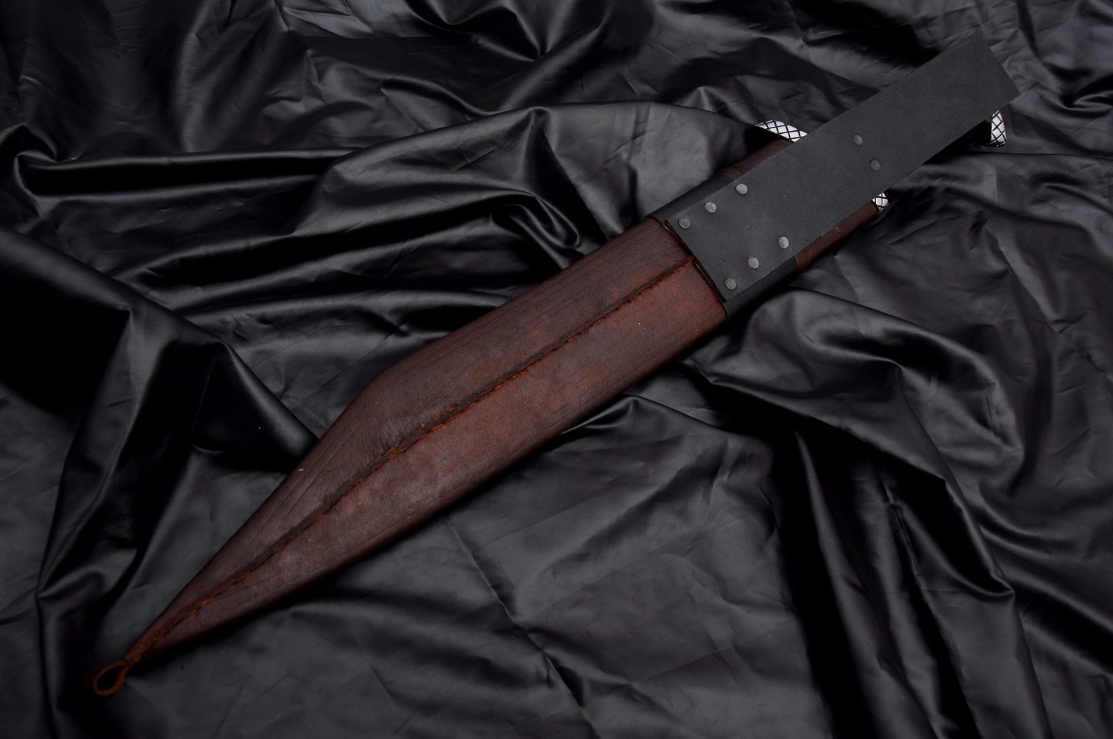 Handmade Seax Sword-18 Inches Long Blade Viking Seax Knife-full Tang ...