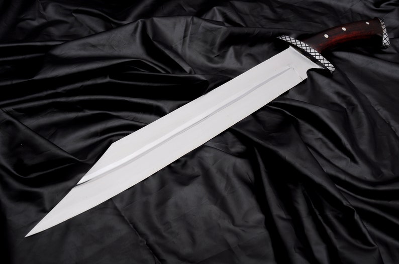 Handmade Seax Sword-18 Inches Long Blade Viking Seax Knife-full Tang ...